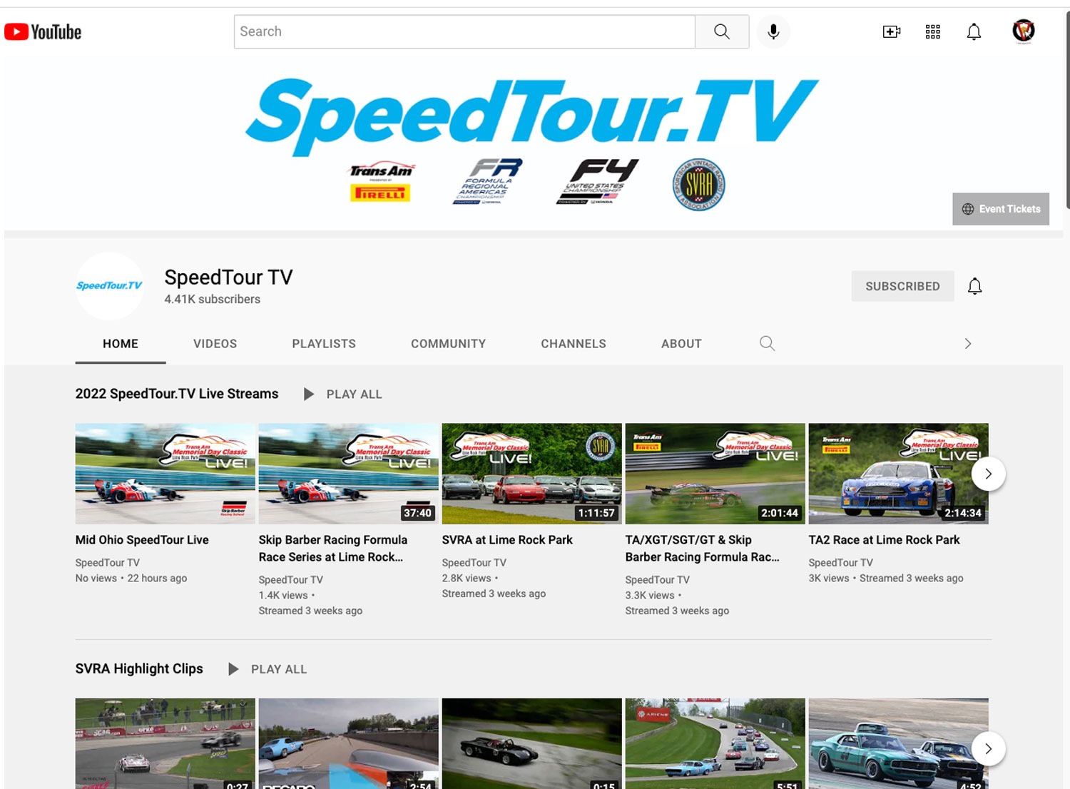 Watch SpeedTour Racing Live for Free - Future Star Racing